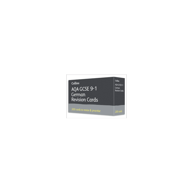9780008399351 Collins AQA GCSE 9-1 German Vocabulary Revision Cards